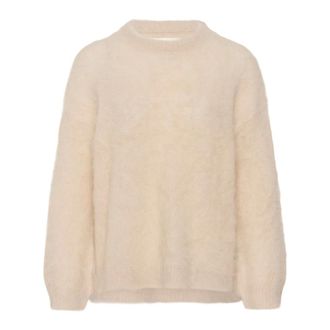 Inwear Pull &agrave; col rond - Femme - Pulls - Beige - Taille: 34 FR