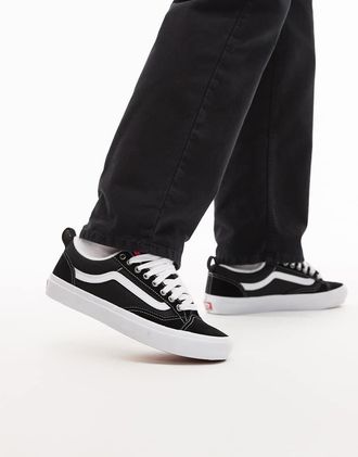 Vans Skate Old Skool 36 - Sneaker in Schwarz und Wei&szlig;