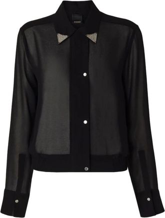 Pinko Pinko, Femme, Blouses et Chemises, Noir, Taille: 40 FR Chemises