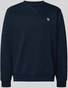 Lerros Sweatshirt mit Rundhalsausschnitt und Label-Patch