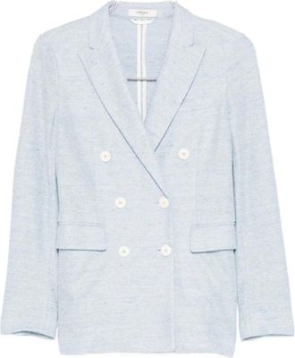 Circolo 1901 Femme, Vestes, Bleu, Taille: 44 FR Blazer Crois&eacute;