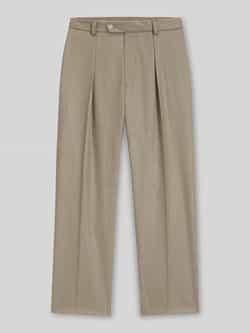 HUGO BOSS Relaxed Fit Bundfaltenhose aus reiner Schurwolle Modell TROUSERS-252_DB - BECKHAM x BOSS