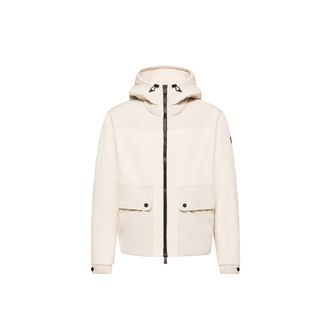 Moncler Moncler Polartec Zip-up Hoodie, Men, Beige, Size: L