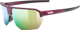 Uvex vectiv set - Sportbrille f&uuml;r Damen und Herren - 100% UVA-, B, C Schutz - beschlagfrei - cranberry transparent matt - one size