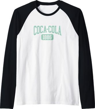 Coca Cola Ware 1886 Varsity Style Classic Retro Logo V2 Raglan