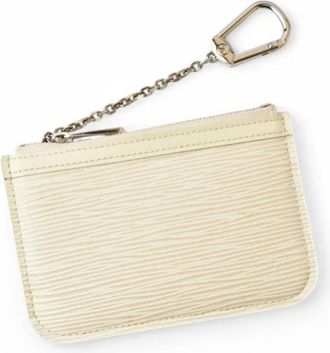 Louis Vuitton unisex, Pre-owned, Blanc, Taille: ONE Size Portefeuille en cuir Pre-owned