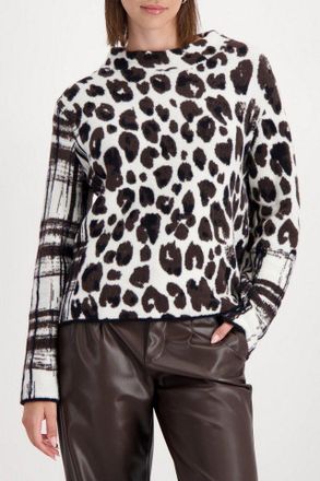 Monari Strickpullover Regular fit mit Stehkragen