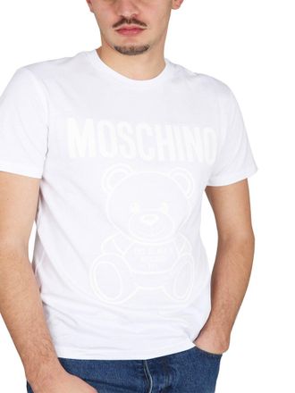 Moschino Teddy Bear Organic Jersey T-Shirt - White
