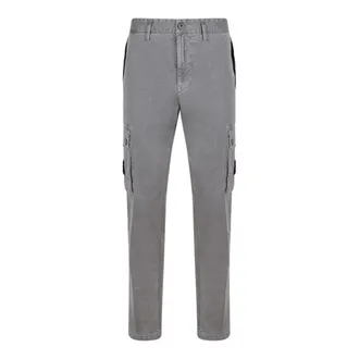 Stone Island Homme, Pantalons, Gris, Taille: W32 Pantalon Cargo Poches Ciment