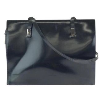 Gucci Pre-owned Lack Schulter-Tasche - - Pre-owned - Damen - Schwarzk - ONE SIZE