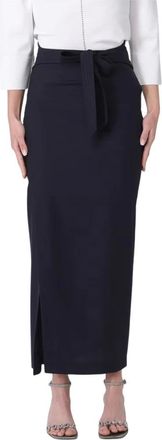 Emporio Armani Femme, Jupes, Bleu, Taille: 36 FR Maxi Skirt