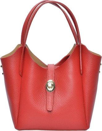 Isabella Rhea Rot Rindsledertasche
