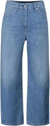 Moorer Femme, Jeans, Bleu, Taille: W29 Pantalon Baggy 5 poches