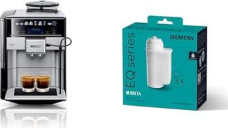 SIEMENS Kaffeevollautomat EQ.6 plus s700 TE657503DE, 1500 W, edelstahl & BRITA Intenza Wasserfilter TZ70033A,verringert den Kalkgehalt des Wassers,reduziert g