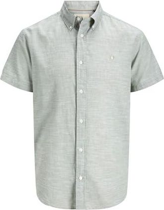 Jack & Jones Jprblusummer Shield S/S T-Shirt Pls, Hedge Green, 5XL Hommes