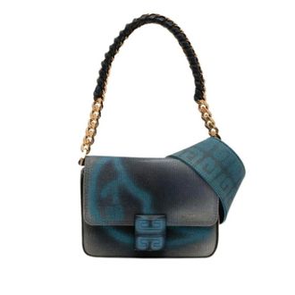 Givenchy Pre-owned Sac bandouli&egrave;re en toile - Femme - Pre-owned - Bleu - Taille: ONE Size