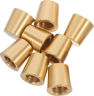 SOLUSTRE 1 Satz Teiliges Messing M&ouml;bel-f&uuml;&szlig;e Konisch rutschfest F&uuml;r Holz Tablett Schneidebrett Schmuckkasten Vielseitige Untersetzer Ablagef&uuml;&szlig;e Modern Minimalis