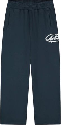 Arte Homme, Pantalons, Bleu, Taille: S Circle Patch Logo Pantalons de surv&ecirc;tement