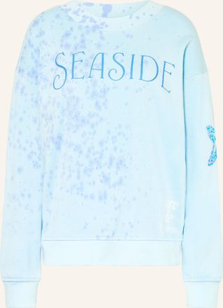 Yippie Hippie Yippie Hippie Sweatshirt Mit Pailletten blau