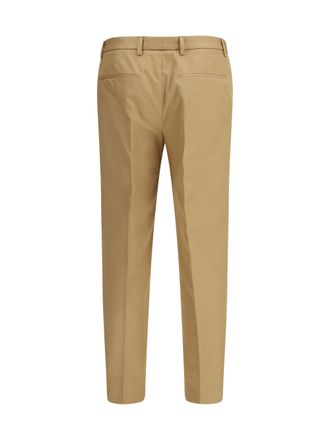 Gucci Mens Cotton Pants Bisque Trousers