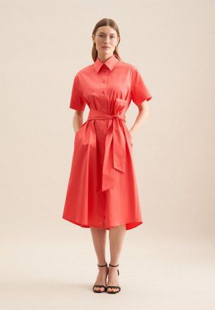 Seidensticker Sommerkleid Schwarze Rose 1/2 Kragen Uni