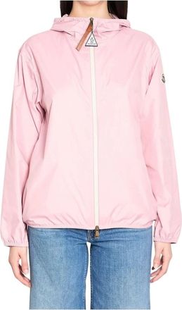 Moncler Femme, Vestes, Rose, Taille: 38 FR Veste &agrave; capuche Fegeos