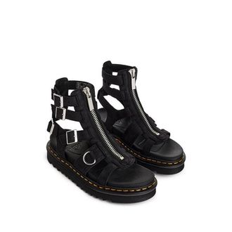 Dr. Martens Sandales plates Olson en cuir