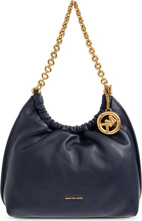 Michael Kors Femme, Sacs, Bleu, Taille: ONE Size Sac bandouli&egrave;re en cuir