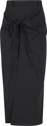 Isabelle Blanche Femme, Jupes, Noir, Taille: 38 FR Midi Skirt Bow