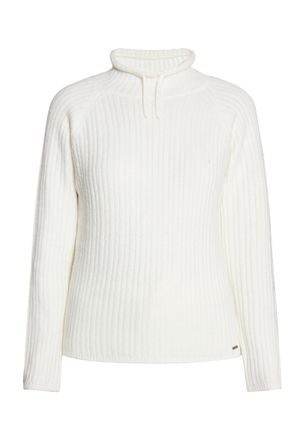 Dreimaster Dreimaster Strickpullover Damen Wollwei&szlig;