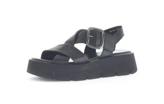 Gabor Damen Pantoletten, Frauen Slipper,Best Fitting,Hauschuhe,Plateau-Sohle,Schlupfschuhe,schluepfschuhe,Slip-ons,schwarz (Uni),37.5 EU / 4.5 UK