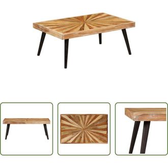 vidaXL vidaXL Mangoholz Couchtisch - Couchtisch Massivholz Mango 90x55x36 cm