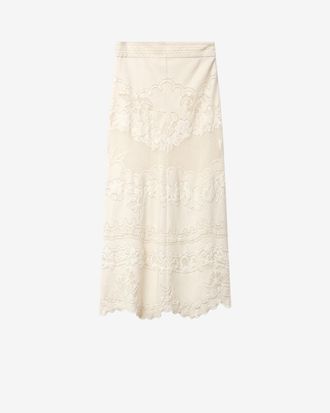 Isabel Marant Rock Sanaya - Damen - Naturfarben - Gr&ouml;&szlig;e T2 - Isabel Marant - Sommerkollektion F&uuml;r Damen - Neue La Riviera Capsule Collection