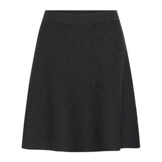 Kaffe Loana Strickrock - - Skirts - Damen - Grau - XS