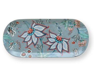 Pip Studio Flower Festival Tortenplatte Light Bl. 33,3x15,5cm