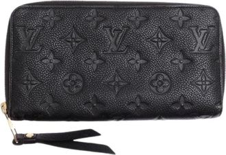 Louis Vuitton Portefeuille long (bi-pli) Pre-owned - Femme - Pre-owned - Noir - Taille: ONE Size