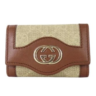 Gucci Pre-owned 282432 Schl&uuml;sseletui - - Pre-owned - Damen - Beige - ONE SIZE