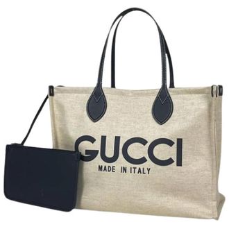 Gucci Pre-owned Vintage Tote Bag - - Pre-owned - Damen - Beige - ONE SIZE