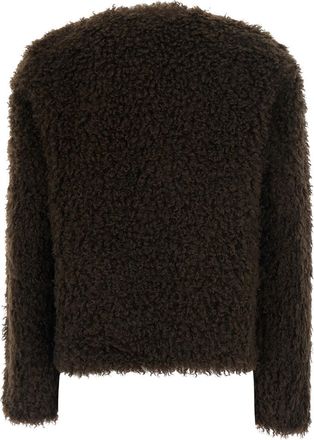 Twinset Textured Tech Fabric Cardigan - Brown