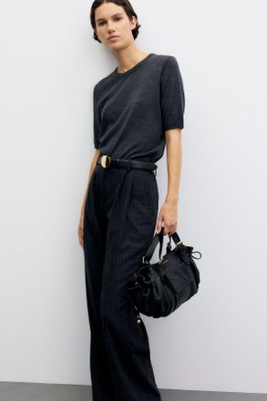 Gerard Darel T-shirt col roul&eacute; en laine m&eacute;lang&eacute;e - BECKY - anthracite