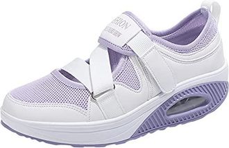 Generico Chaussures de Randonnée Femme Confortable Léger Mode Chaussures de Travail Femme Résistant à lUtilisation, Sneakers de Running Respirant Outdoor Botte