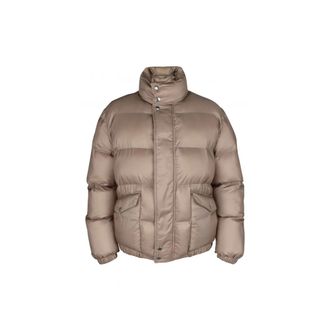 Alexander McQueen Graffiti-Print Pufferjacke - - Jackets - Herren - Beige - XL