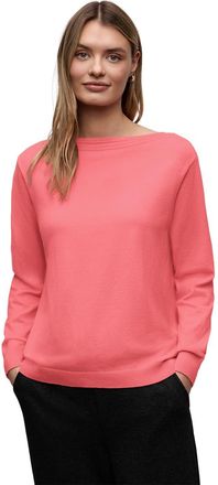 Street One Basic U-Boot Pullover Striking Coral Mel. 38