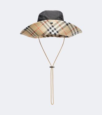 Burberry Chapeau Burberry Check en coton