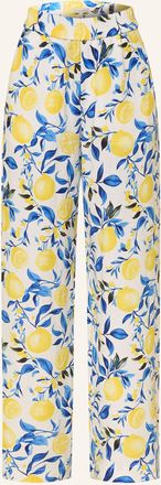 Lilienfels Lilienfels Marlenehose Mit Leinen gelb