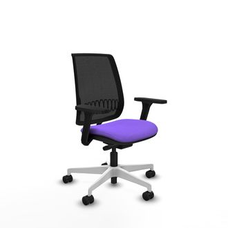 Piqueras y Crespo B&uuml;rostuhl aus Alaros-Stoff mit 3D-Armlehnen, h&ouml;henverstellbare Lendenwirbelst&uuml;tze, ausgestattet mit Syncro/Translack und Schaumstoff, Rollen 65 mm, Ny