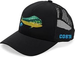 Costa Stitched Trucker Dorado Hat Chapeau, Noir, Taille Unique Unisexe