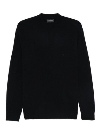 Emporio Armani Pull Col Rond - Bleu
