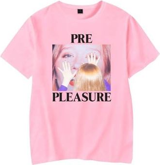Generic Julia Jacklin T-shirt &agrave; manches courtes pour femme et homme, rose, 3XL