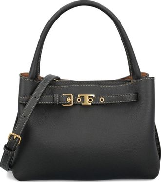 Tod's Femme, Sacs, Noir, Taille: ONE Size T Timeless Mini Sac Bandouli&egrave;re